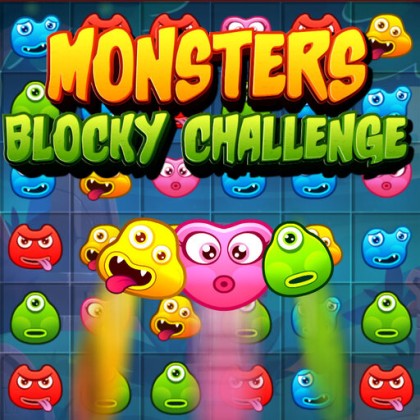 Monsters Blocky Challenge- Play at Game&Game