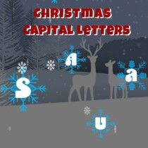 Christmas Capital Letters- Play at Game&Game